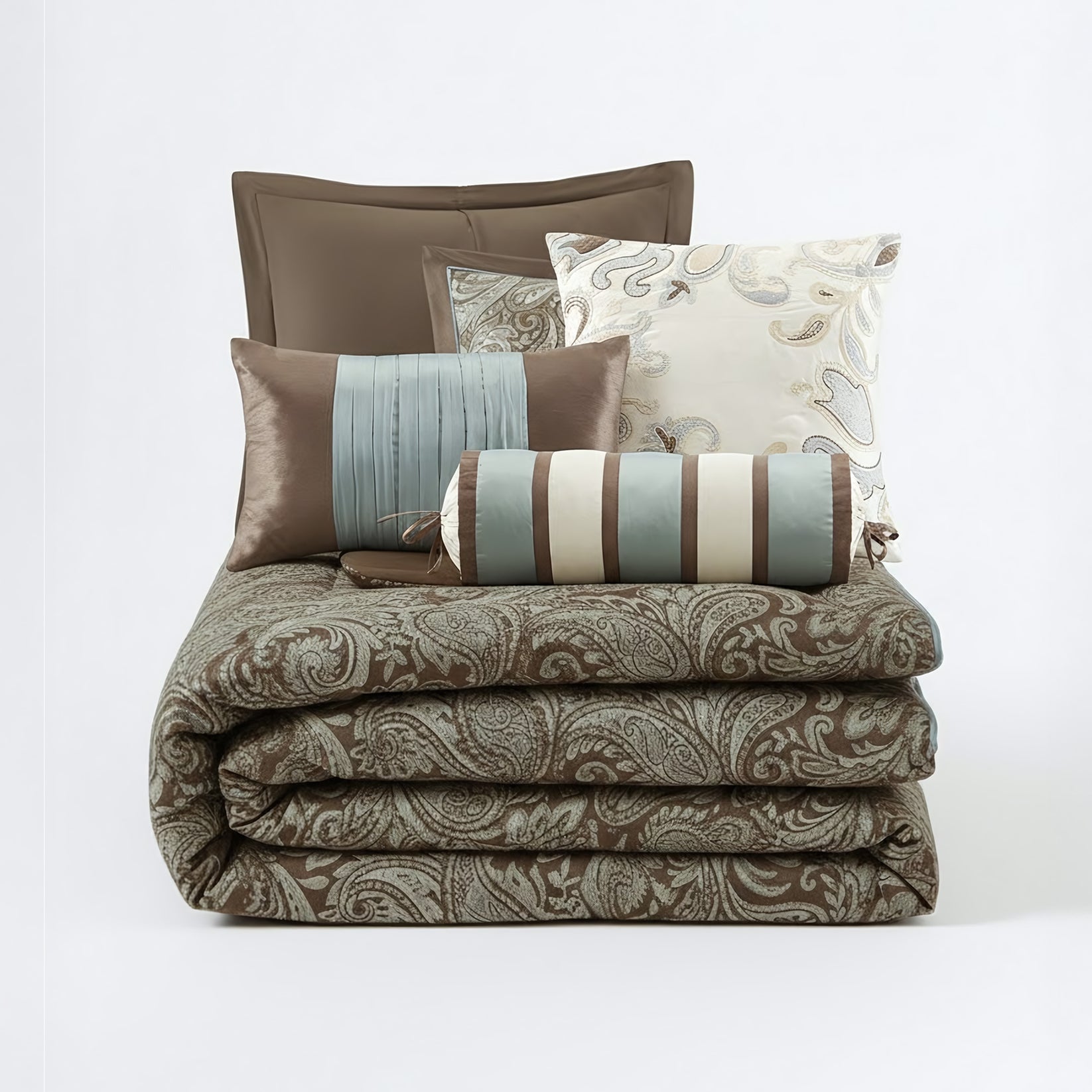 Madison Park - Aubrey 6 Piece Duvet Cover Set - Fashion Bedding