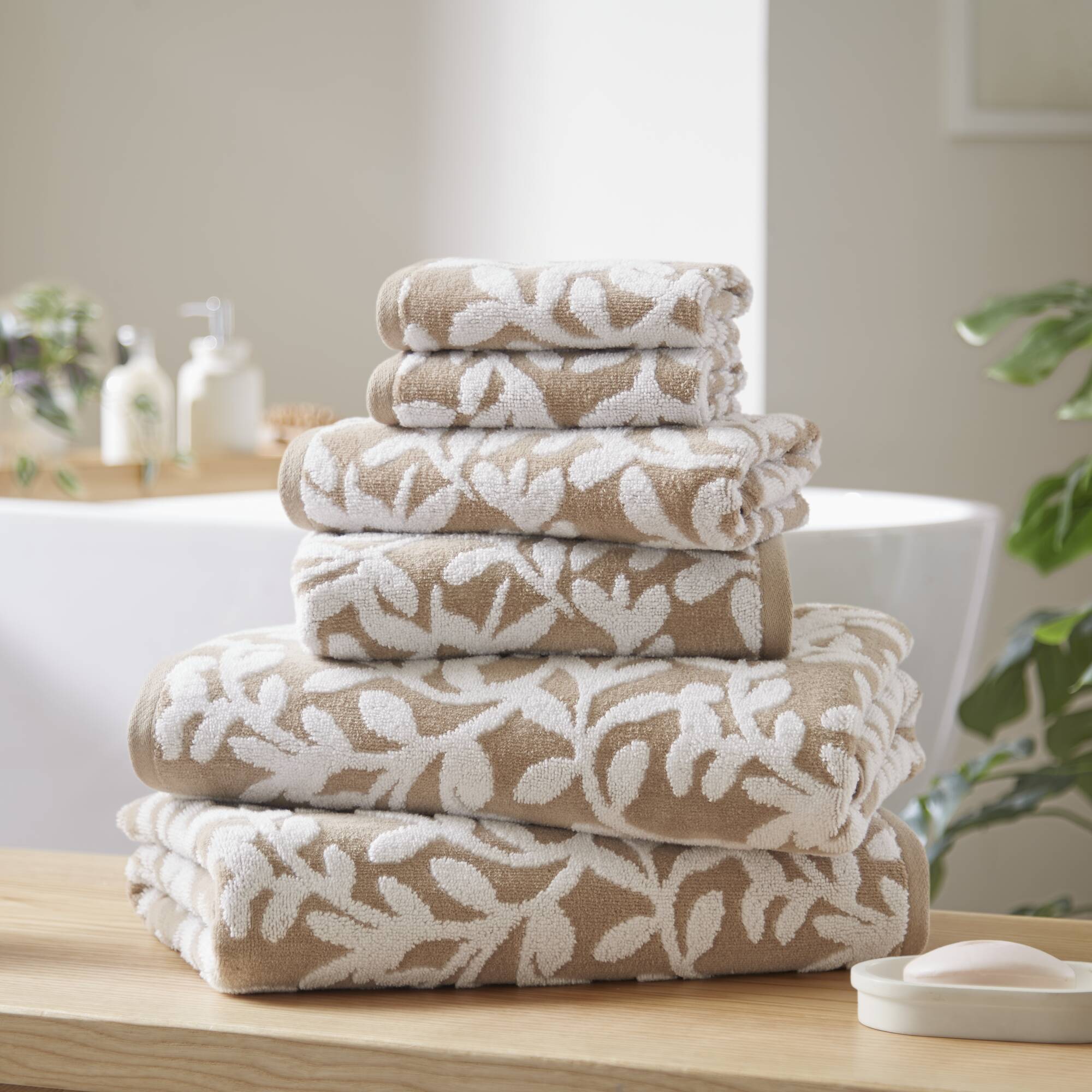 Madison Park - Skyler 6 Piece Towel Set - Bath & Kitchen Softgoods