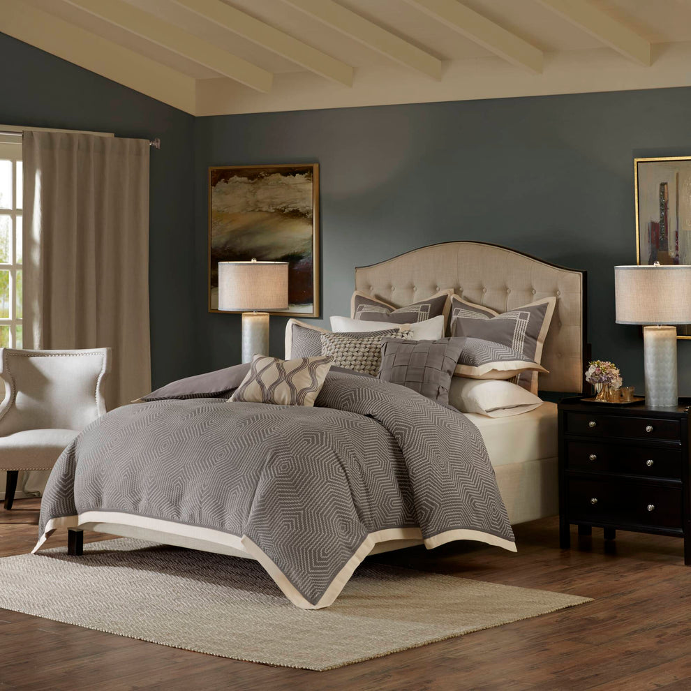 Madison Park Signature - Shades of Serenity Comforter 9pcs Set ...