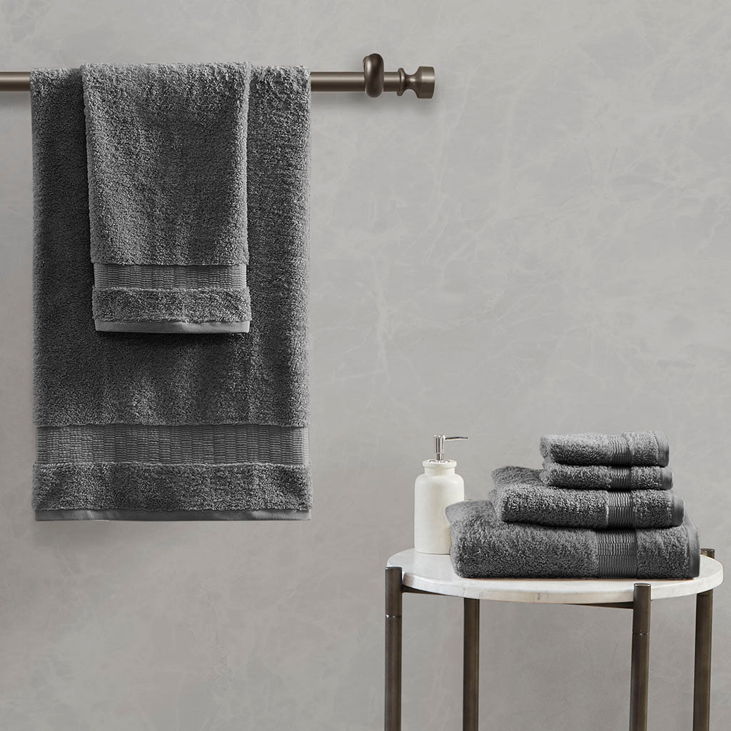 Madison Park Signature - Luce 100% Egyptian Cotton 6 Piece Towel Set ...